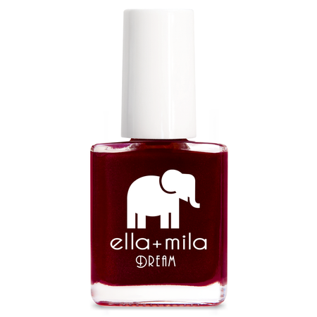 Dark wine red nail polish - Nightdreamer - ella+mila