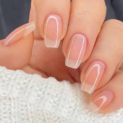 Nail polish clear pink store